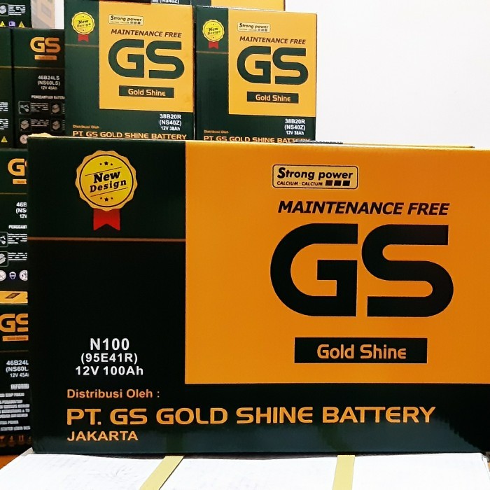 Jual AKI N100 GS MF 12V 100AH (untuk Kapal,Taft GT,Genset) AKI KERING ...