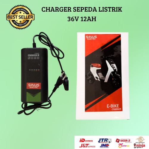 Jual Charger Aki Sepeda Listrik 36V 12AH Selis Butterfly Original ...