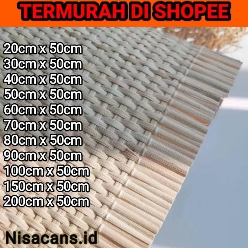 Jual Premium Rotan Anyaman Lembaran Rotan Foc/Webbing Rotan Foc ...