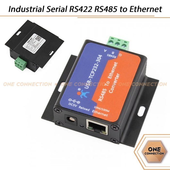Jual Industrial Serial RS422 RS485 to Ethernet TCP IP RJ45 Converter TCPIP | Shopee Indonesia