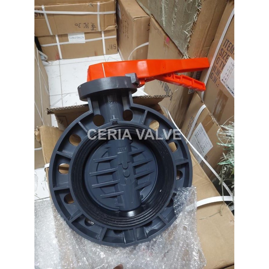 Jual Masih! Butterfly Valve Pvc 8'' Inchi Dn 200 Jis10K / Pvc Butterfly ...