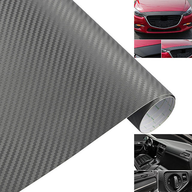 Jual Stiker Vinyl Carbon Fiber Mobil Car Wrap 3D Multifungsi 126 x 30 ...