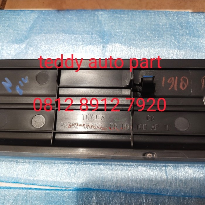 Jual Unik Scuff Plate Sill Plate Fortuner Gr Sport Set 4Pintu 2021-2024 ...