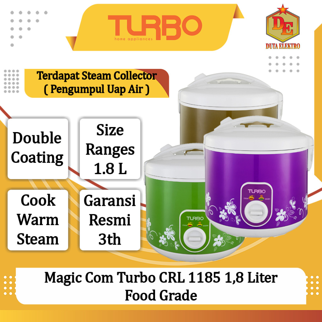 Jual Magic Com Turbo CRL 1185 1,8 Liter Food Grade | Shopee Indonesia