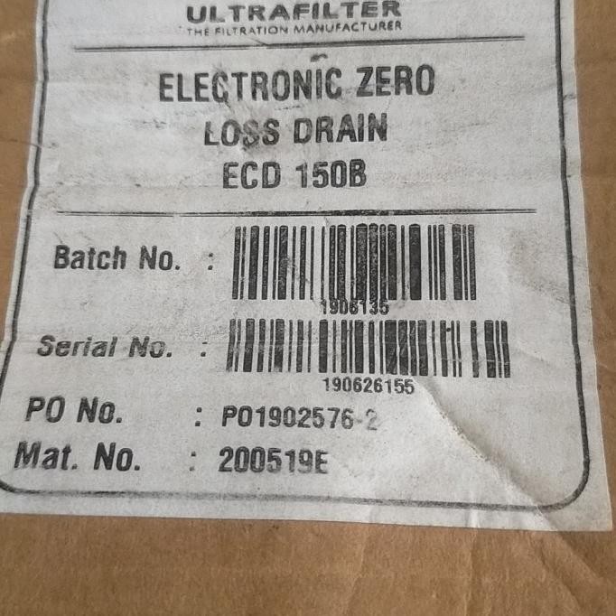 Jual Ultra Filter Electronic Zero Loss Drain Ecd 150B New New ...