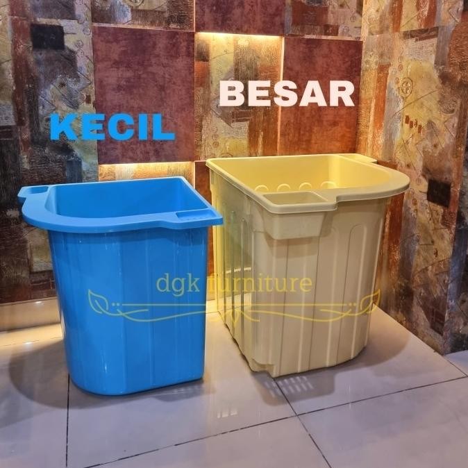 Jual Bak Air Mandi Sudut Oval Kamar Mandi PVC Plastik Warna Tempat ...