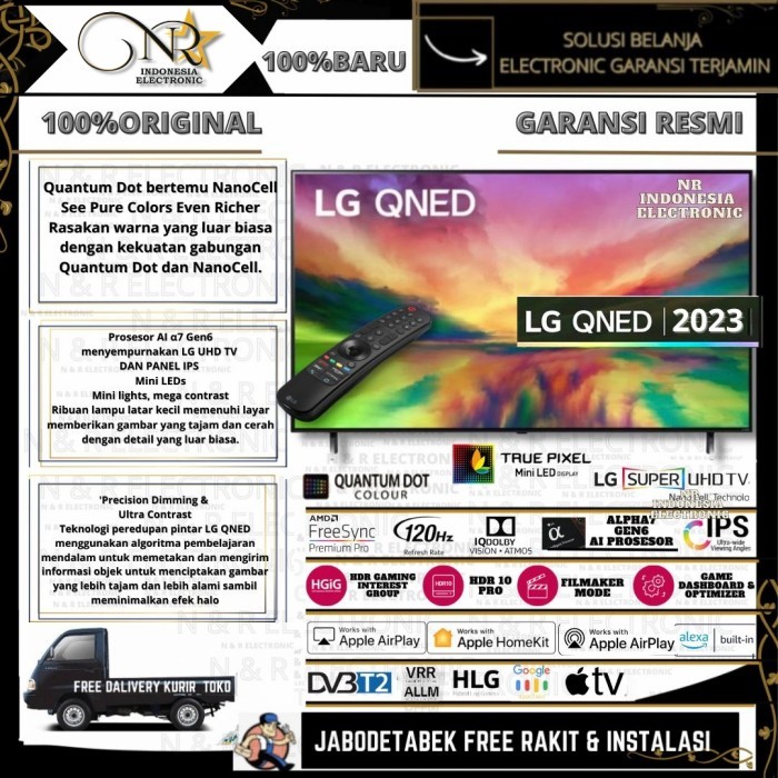 Jual Toko Bakia -- LG 75QNED80SRA 4K QLED NANOCELL LG MINI LED 75'INCH ...