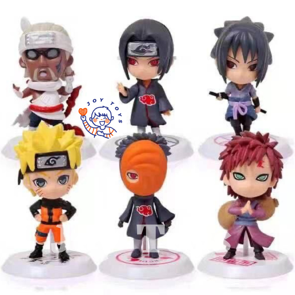 Jual NARUTO CHIBI KILLER BEE SMALL 6 PCS 66 FIGURE TOYS | Shopee Indonesia