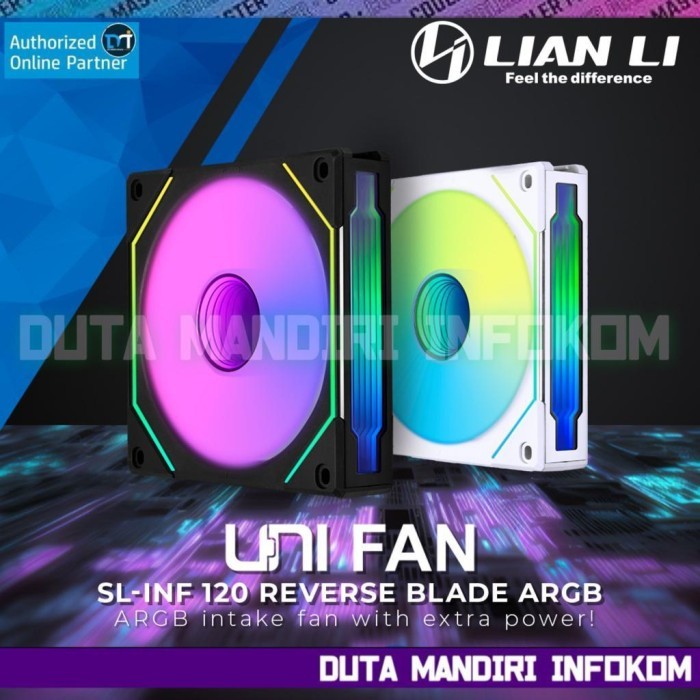 Jual Jual Lian Li Uni Fan Sl Infinity 120 Reverse Blade - Argb Fan ...