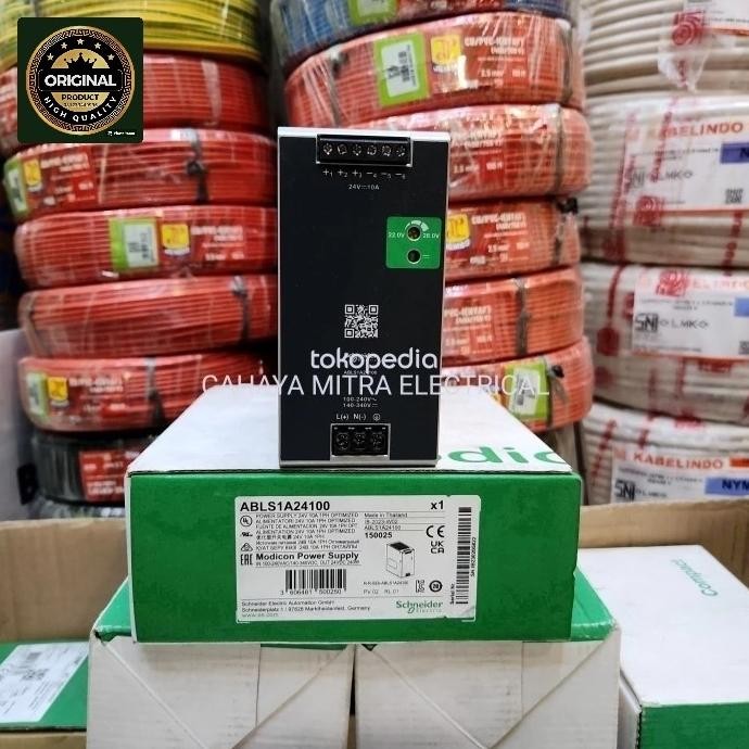 Jual Tersedia! Schneider Din Rail Power Supply 24Vdc 10A Optimized Ref ...