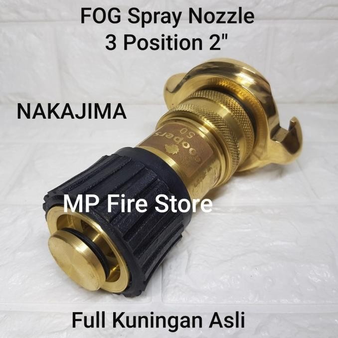 Jual Fire Fog Nozzle Nakajima 2 In Jet Spray Variable 3 Position ...
