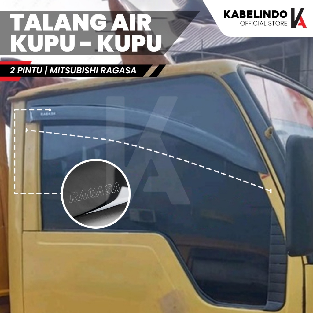 Jual TALANG AIR PINTU MOBIL MITSUBHISI RAGASA MODEL KUPU - KUPU 2 PINTU ...