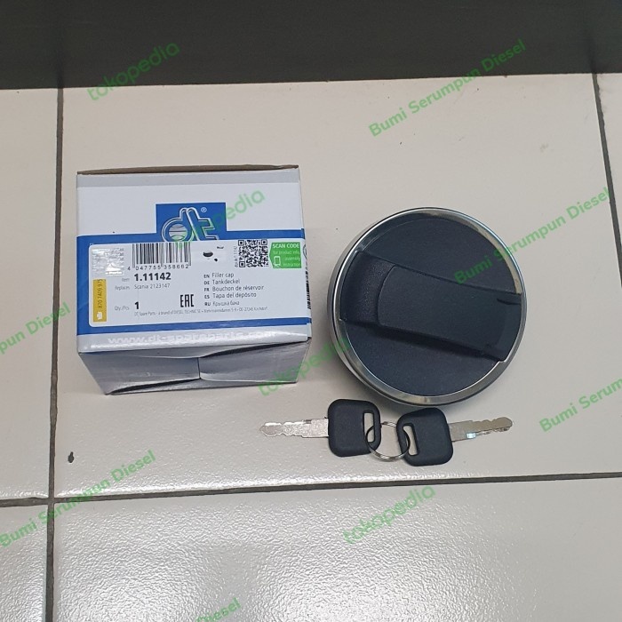 Jual TUTUP SOLAR TANGKI / FILTER CAP SCANIA P380 MERK DT 1.1142 ...
