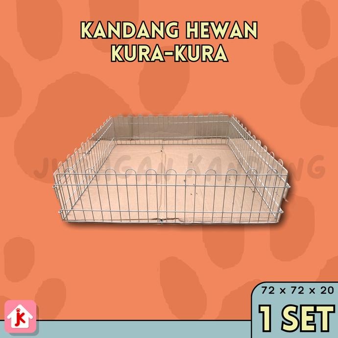 Jual Baru Kandang Pagar Kura-Kura Reptil Besi Lipat Sisa Impor Uk 72X72X20Cm Promo | Shopee ...