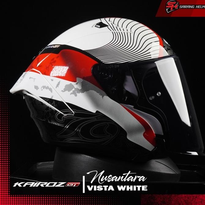 Jual Baru | Njs Kairoz Gt Nusantara - Helm Half Face | Shopee Indonesia