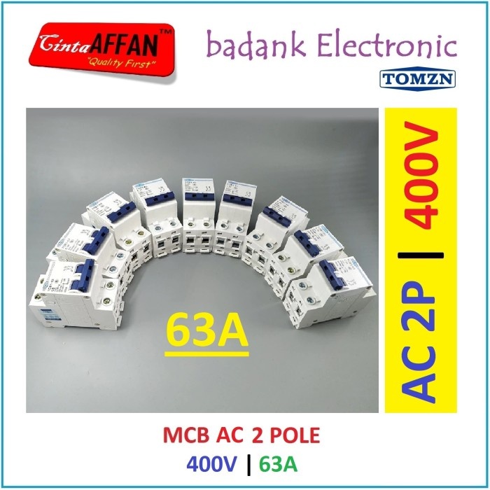 Jual MCB AC C63 63A 220V 2P CIRCUIT BREAKER SOLAR PV PANEL SURYA PLTS | Shopee Indonesia