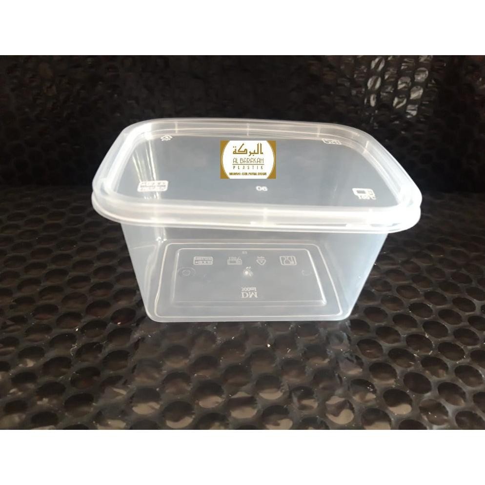Jual Kotak Makan Thinwall 250ml REC Food Container Persegi Panjang ...