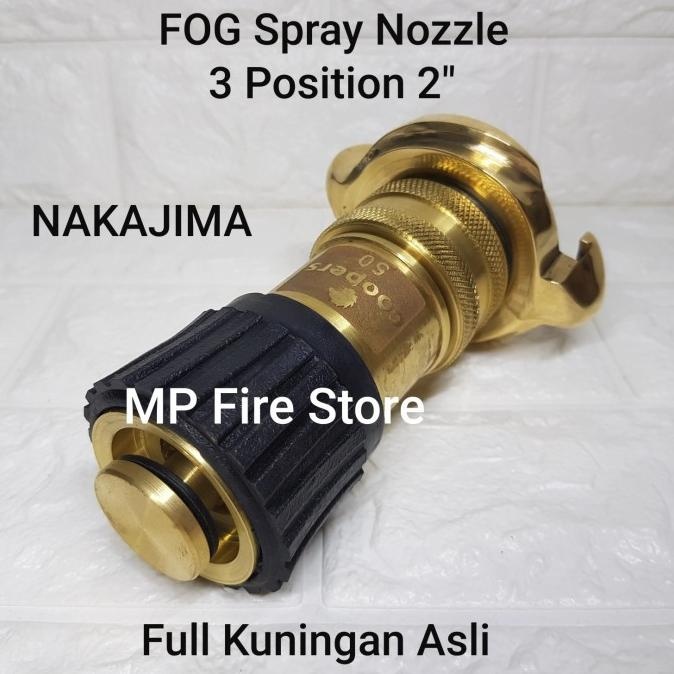 Jual Qshop- Fire Fog Nozzle Nakajima 2 In Jet Spray Variable 3 Position ...