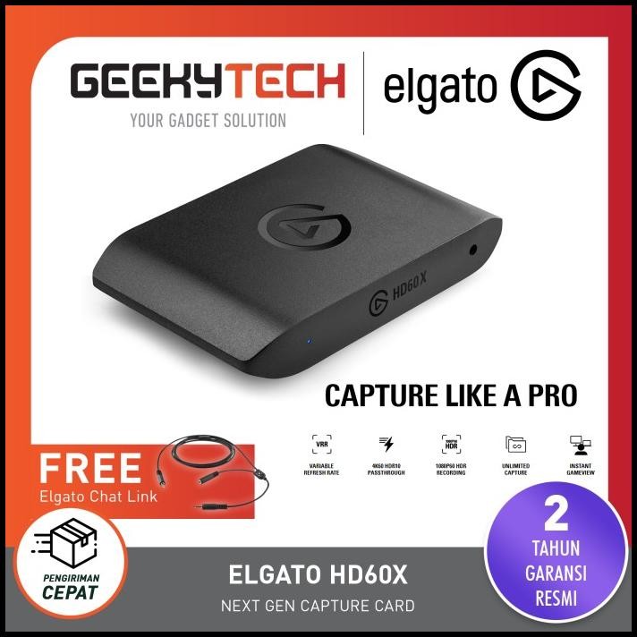 Jual Elgato Hd60X / Hd 60 X 4K Game Capture Card - Garansi Resmi ...