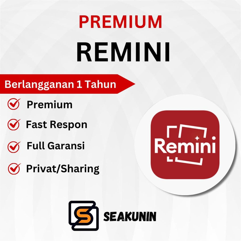Jual Remini Pro Premium 1 Tahun (Ios, Ipad, Android, Pc, Laptop & Web ...