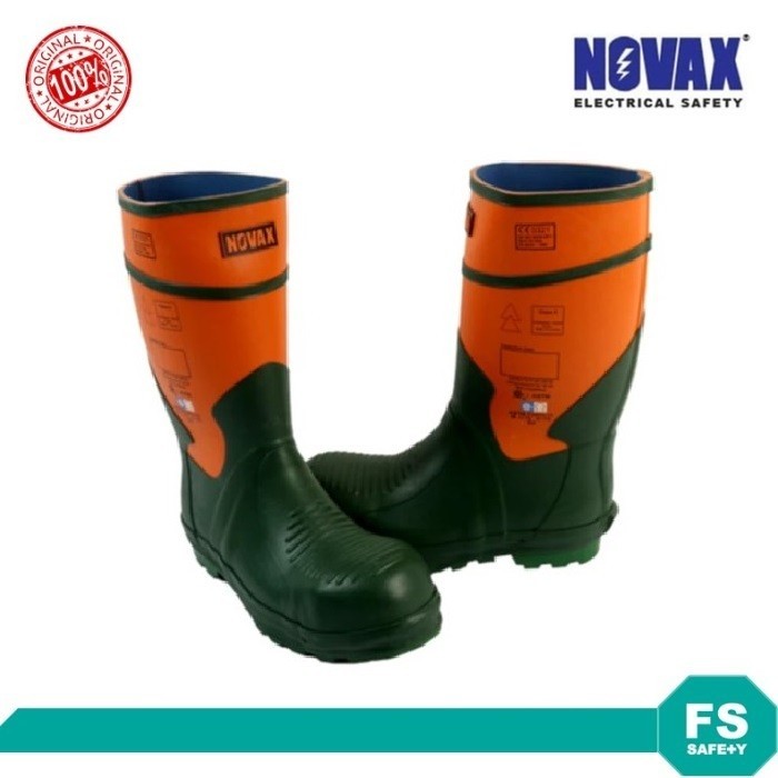 Jual Novax Sepatu Boots Anti Listrik 20 KV Safety Shoes ORIGINAL | Shopee Indonesia