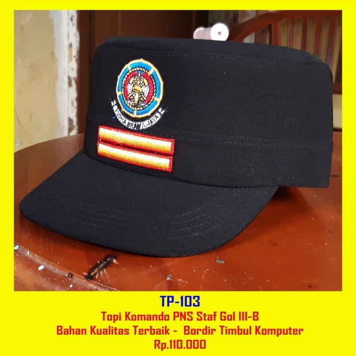 Jual Produk Ready TP-103 Topi Pemadam Komando Gol III-B | Shopee Indonesia