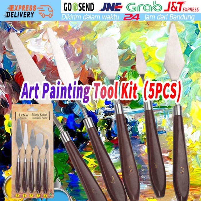 Jual Seka - [Ready Stock] 5Pcs Spatula Lukis Pisau Palet Lukis Pisau ...