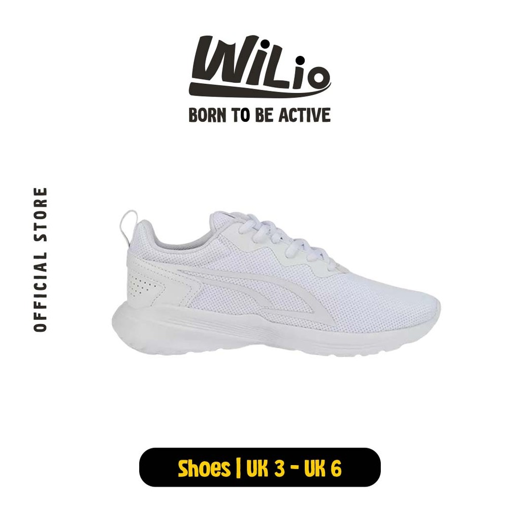 Jual PUMA All-Day Active Jr Puma White-Puma White 38738605 - Sepatu ...