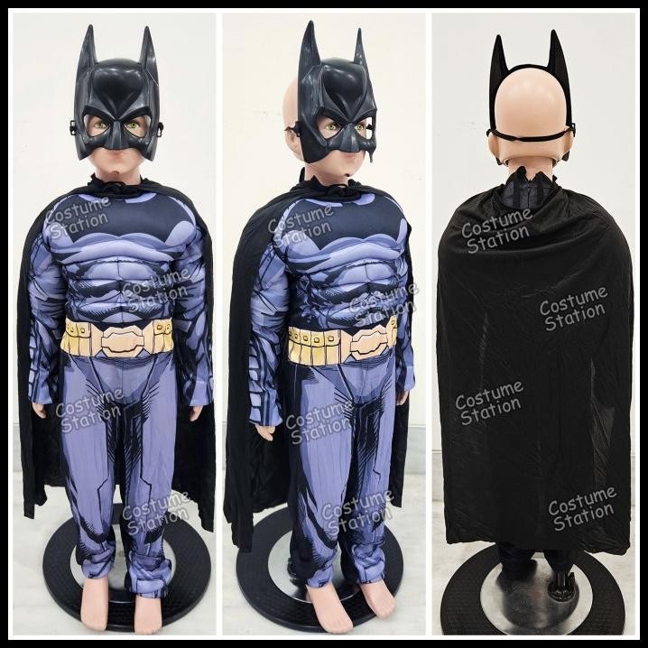 Jual Kostum Superhero Batman / Costume Bat Man Justice League Anak Laki ...