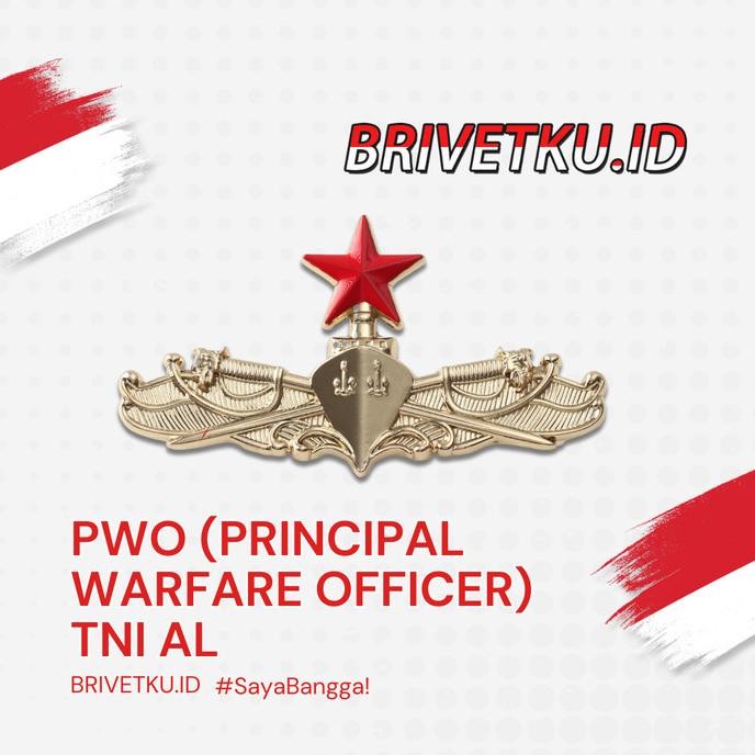 Jual Pin/Brivet PWO Pricipal Warfare Officer TNI AL Exclusive | Shopee ...
