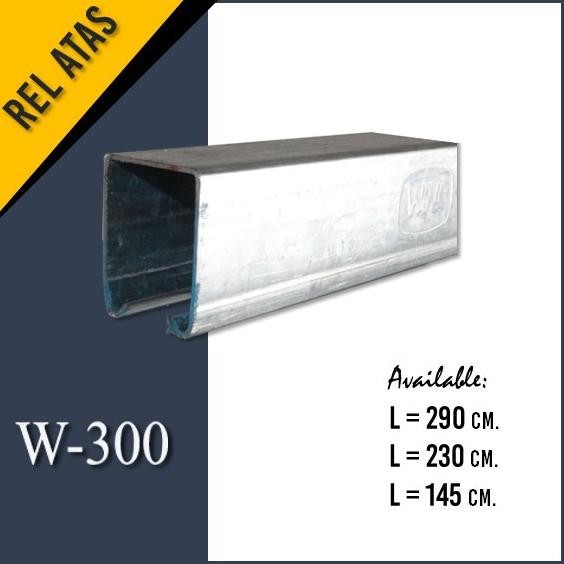 Jual Rel Pintu Geser Sliding Dorong Atas Wina W300 Ukuran 1,45M ...
