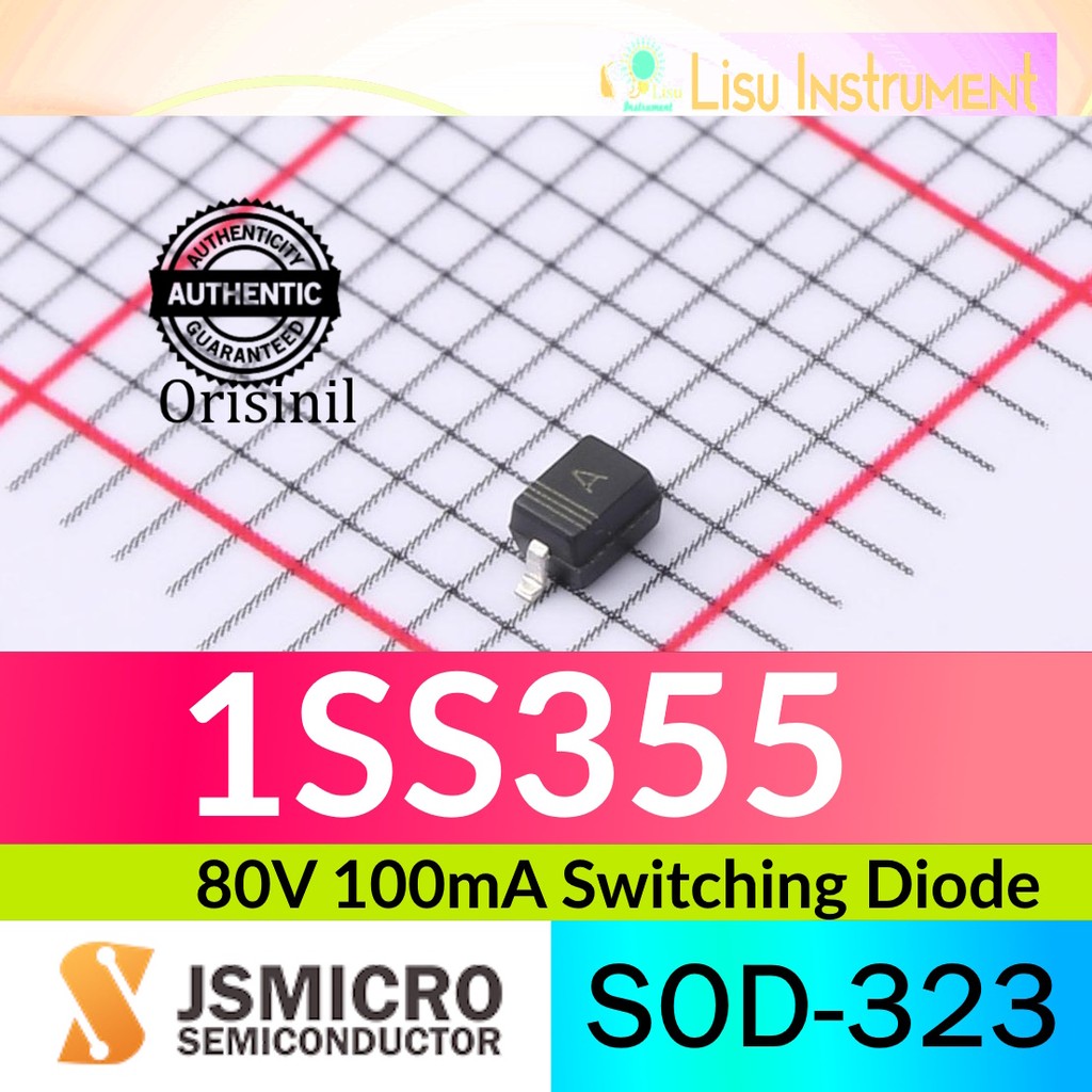 Jual 1SS355 80V 100mA Switching Diode A SOD-323 JSMSEMI ORIGINAL ...