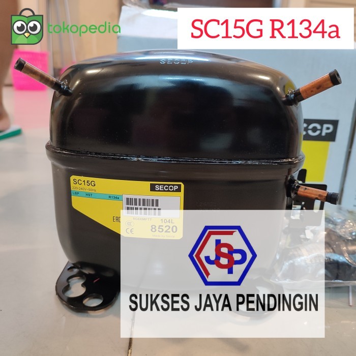 Jual Compressor Secop SC15G / Kompresor Secop SC15G R134a | Shopee ...