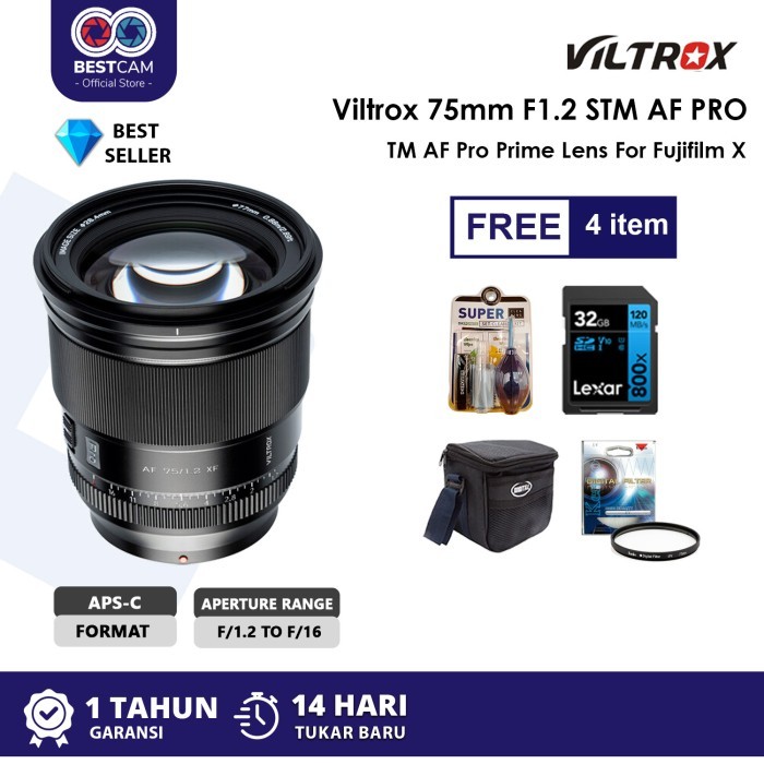 Jual Viltrox 75MM F1.2 STM AF PRO Prime Lens for Fujifilm X-Mount | Shopee Indonesia