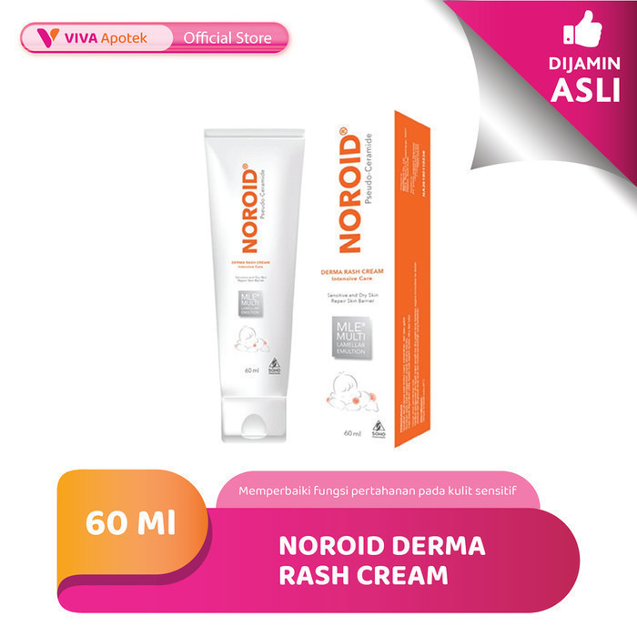Jual Noroid Derma Rash Cream Melembabkan Kulit Kering & Sensitif (60 ml) | Shopee Indonesia