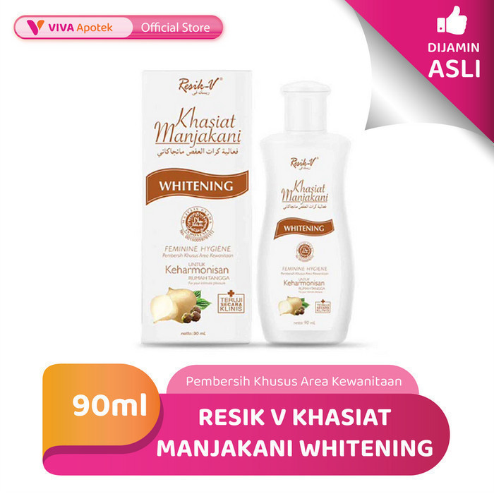 Jual Resik V Khasiat Manjakani Whitening (90 ml) | Shopee Indonesia