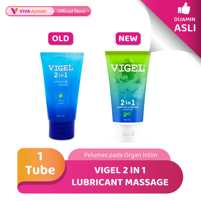 Jual Vigel 2in1 Gel Pelumas pada Organ Intim with Massage (125 Gram ...