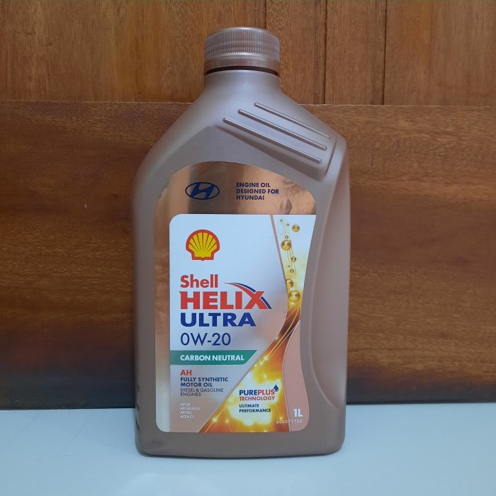 Jual OLI SHELL HELIX ULTRA 0W-20 CARBON NEUTRAL FULL SYNTHETIC ORIGINAL ...