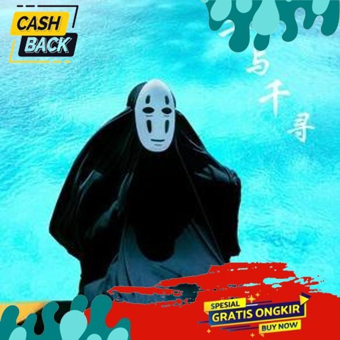 Jual VIRAL TONF TOPENG NO FACE SPIRITED AWAY MASK KAONASHI COSPLAY ECOS ...