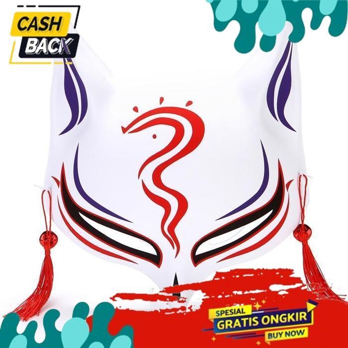 Jual DISCOUNT TOFF TOPENG KITSUNE FOX BUNKASAI JAPANESE FESTIVAL MASK ...