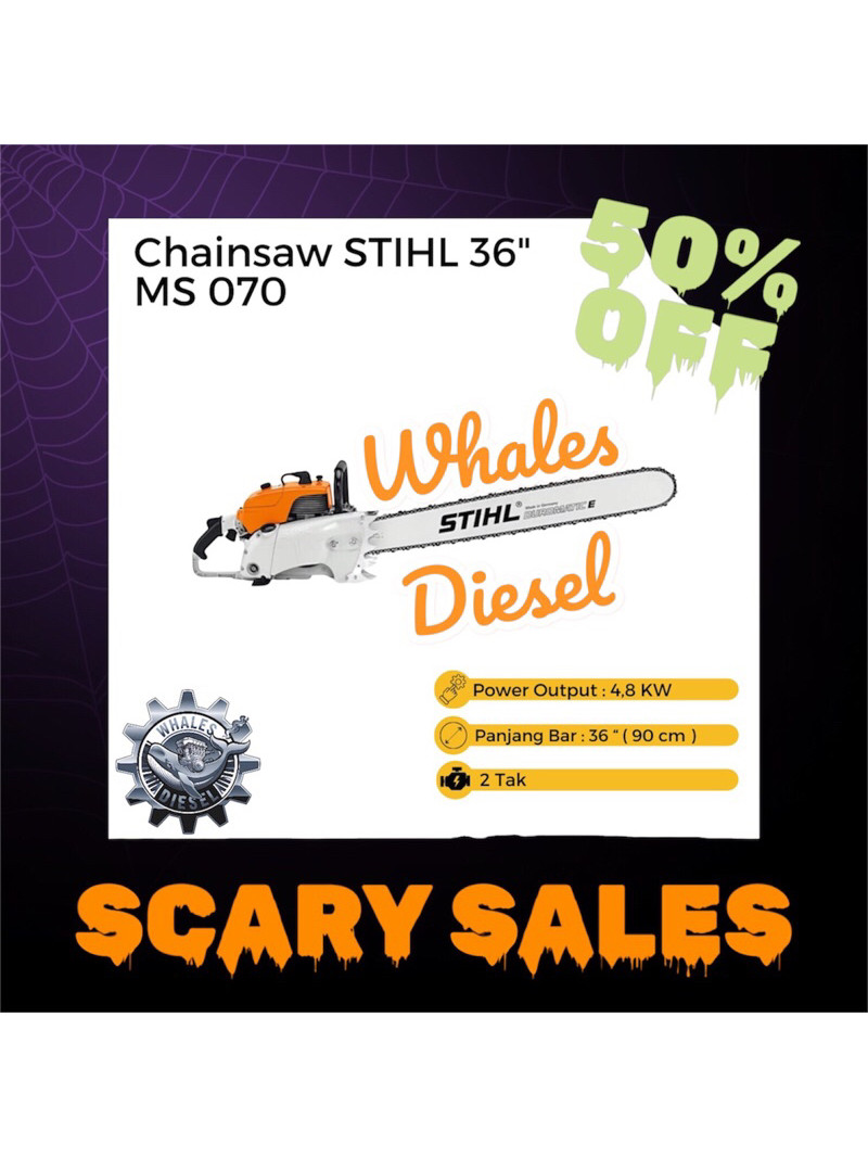 Jual CHAINSAW/SENSO 070 STIHL ORIGINAL ALAT PEMOTONG KAYU BESAR ...