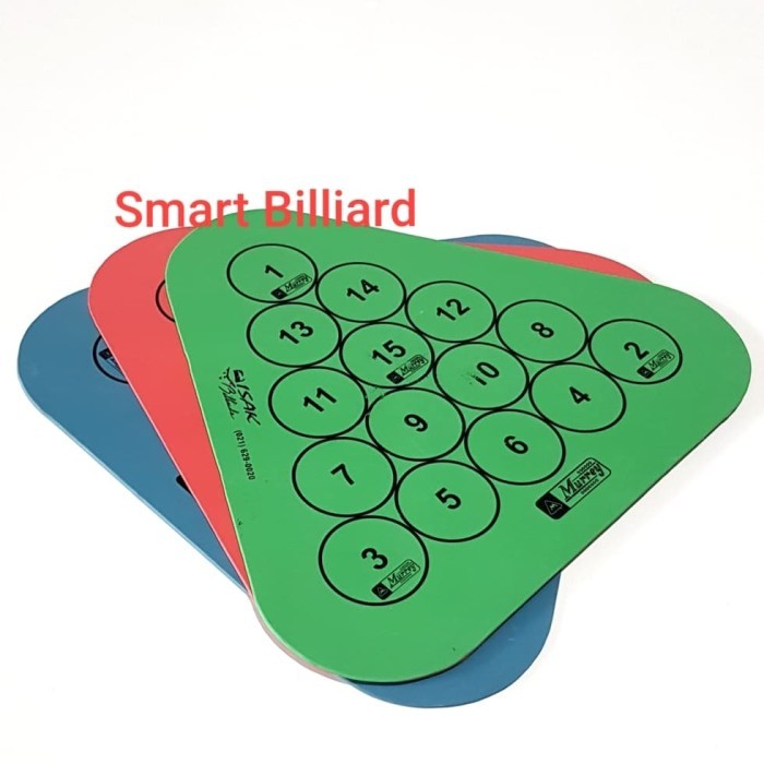 Jual MURREY ALAS BOLA PLASTIK - BILLIARD BALL RAK SEGITIGA BILIAR ...