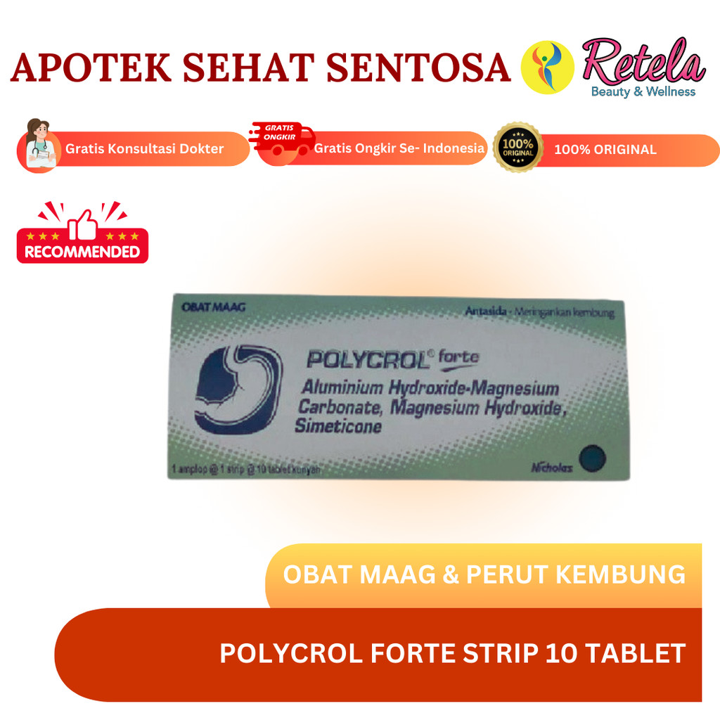 Jual POLYCROL FORTE STRIP 10 TABLET | Shopee Indonesia