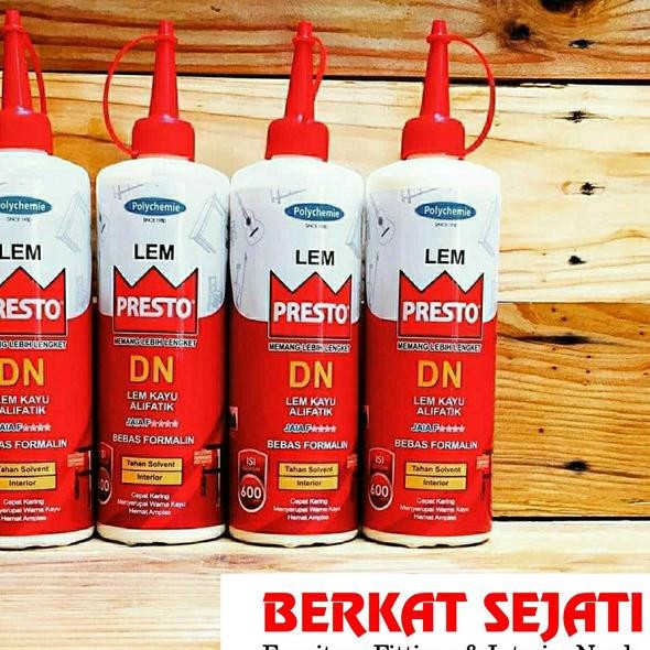 Jual Lem Presto Dn Lem Kayu Interior * Alifatik Wood Glue 600 Gr ...