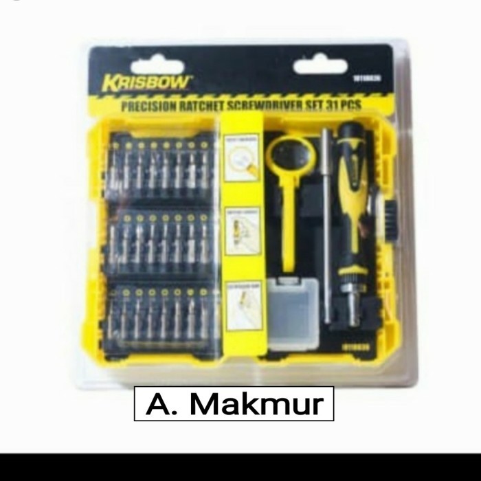 Jual Krisbow Set Obeng 31 Pcs (krisbow) | Shopee Indonesia
