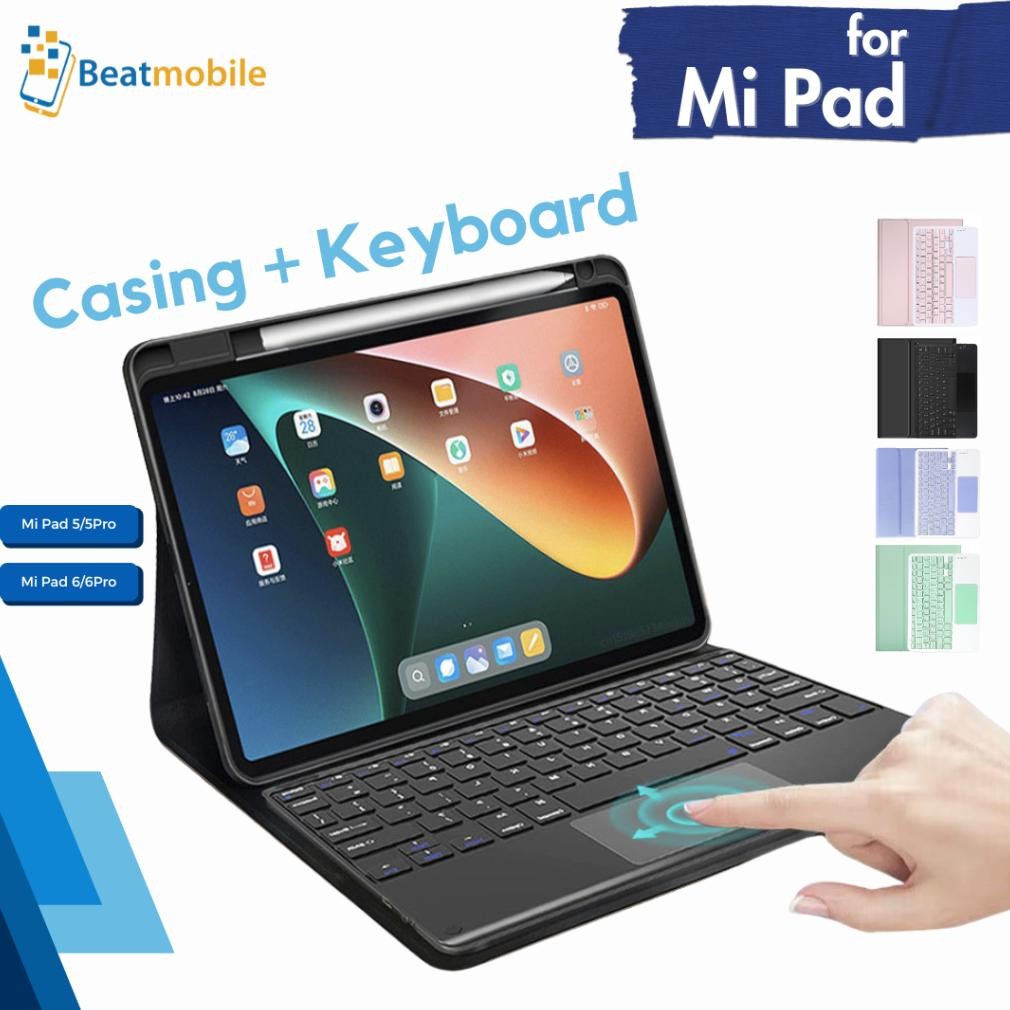 Jual Er - Smart Keyboard Case For Xiaomi Pad 5/6 Tab Xiaomi Pad 5 Pro 6 ...