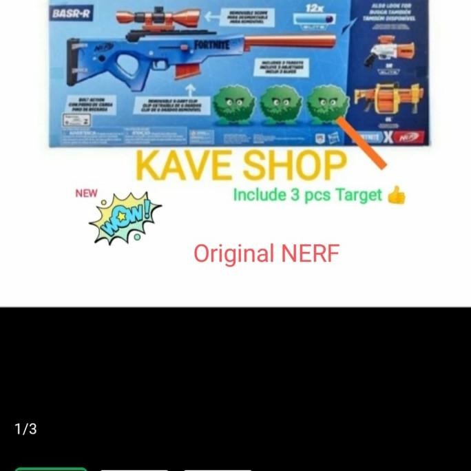 Jual NERF BASRR Fortnite BASR-R Bolt Blaster - HASBRO - NEW | Shopee ...