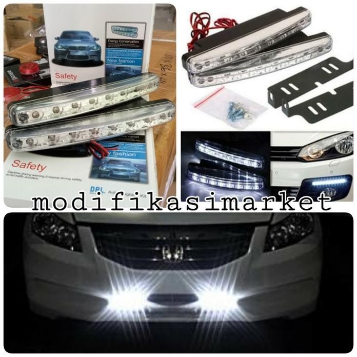 Jual (Bekas) Lampu Led Drl Day Time Running Lights Isi 2Pc | Shopee ...