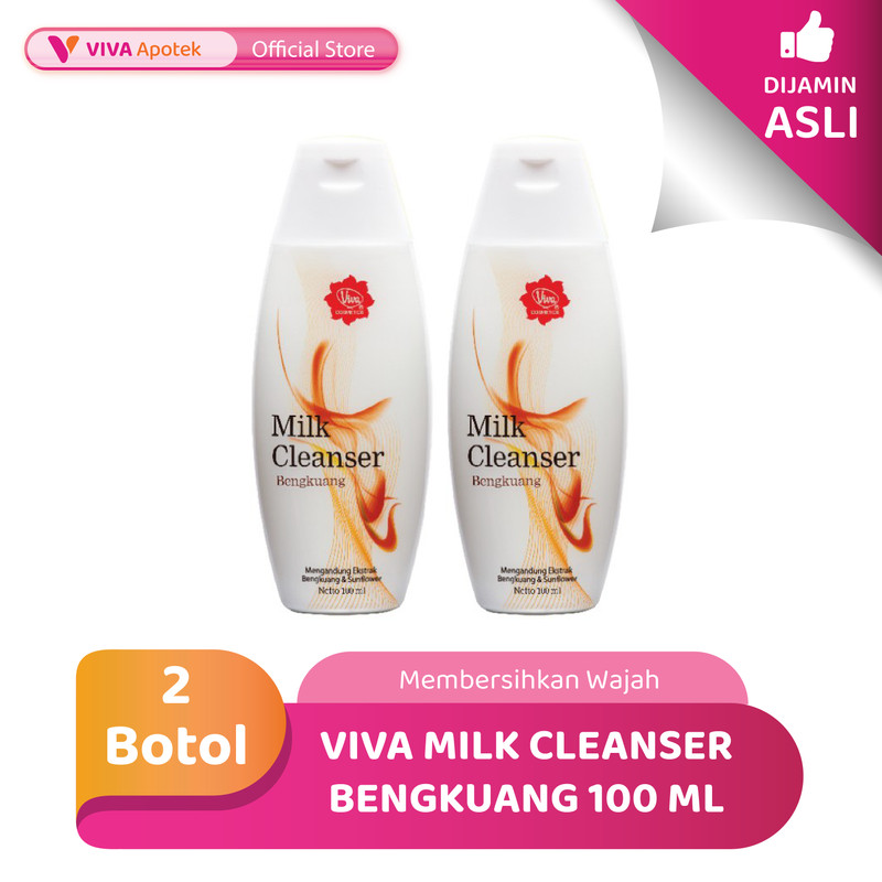 Jual Viva Milk Cleanser Bengkuang 100 ml (Pack - 2 Botol) | Shopee ...