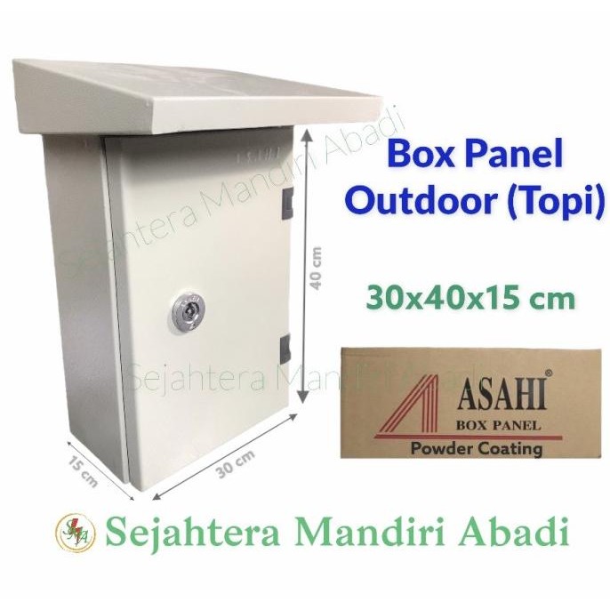Jual BOX PANEL 30X40X15 OUTDOOR ASAHI TOPI POWDER COATING ORIGINAL DAN ...